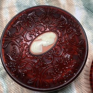 Avon | Accents | Vintage Avon Cameo Vanity Set Includes Mirror Brush ...